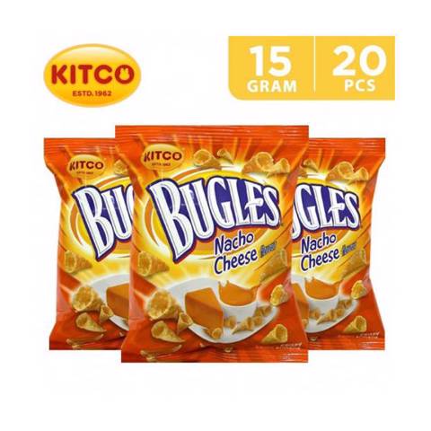 Kitco Snacks Bugles Bag- 20x15g - Atsawag by Mezzan Group | Bilbayt.com