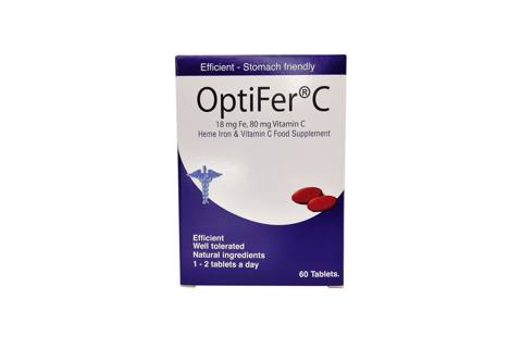 Optifer 18mg 60 Tablet - Al Kamal Pharmacy | Bilbayt.com