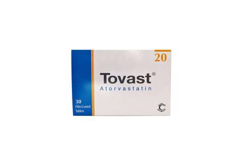Tovast 20 Mg 30 Tab-1x1ea - Mezzan Al Jabriya Pharmacy | Bilbayt.com